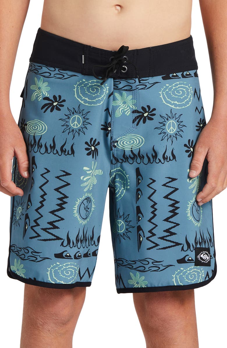 Quiksilver Surfsilk Radical Scallop Board Shorts | Nordstromrack