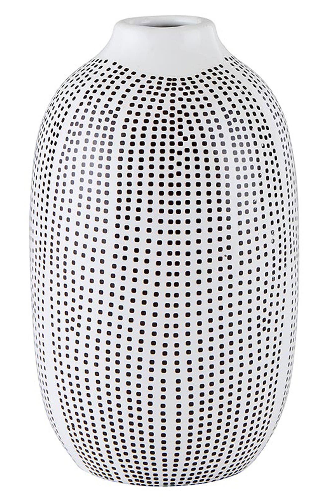 CREATIVE BRANDS Large Dotted Ceramic Vase | Nordstromrack