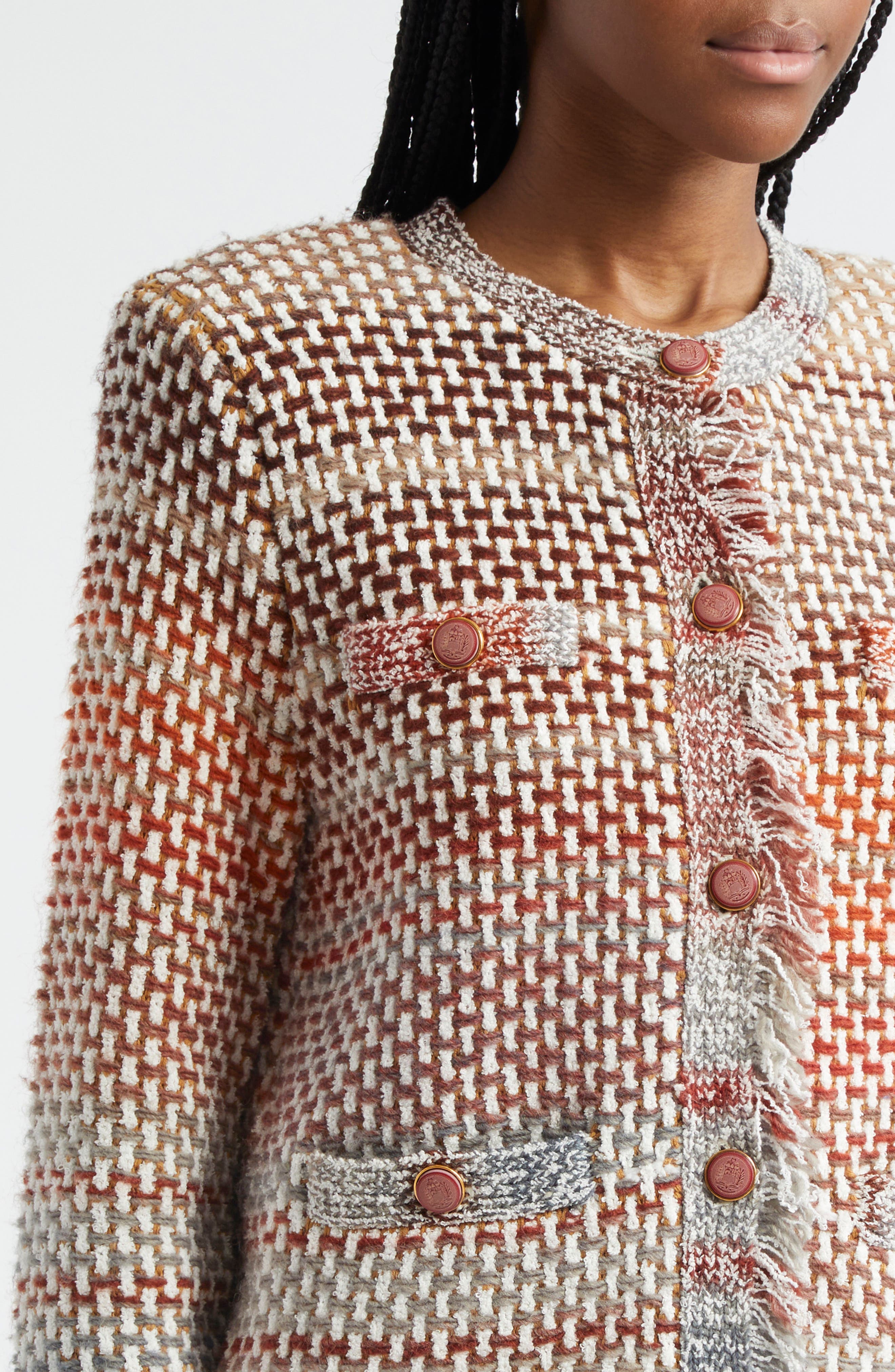 Veronica Beard Sariyah Ombré Knit Jacket | Nordstrom