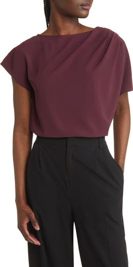 Nordstrom Signature Pleat Shoulder Top | Nordstrom