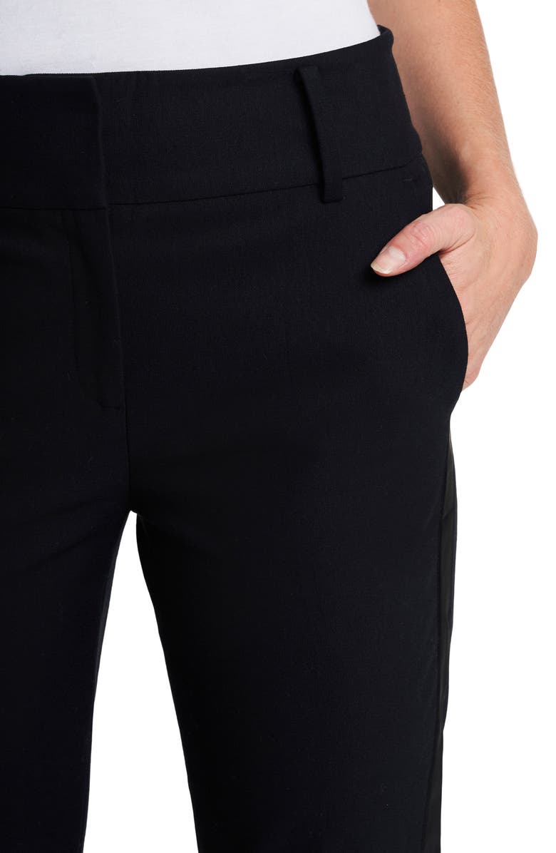 CeCe Satin Side Stripe Straight Leg Pants | Nordstromrack