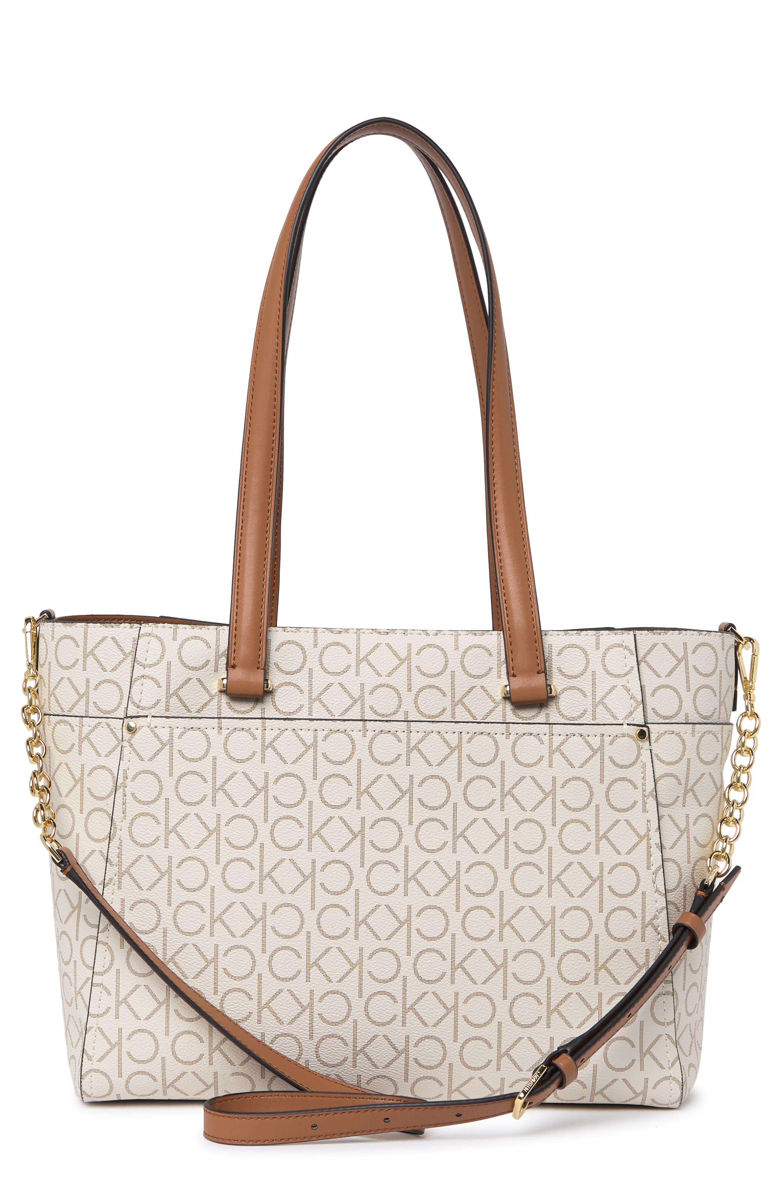 Calvin Klein Camille Color Block Organizational Signature Tote ...