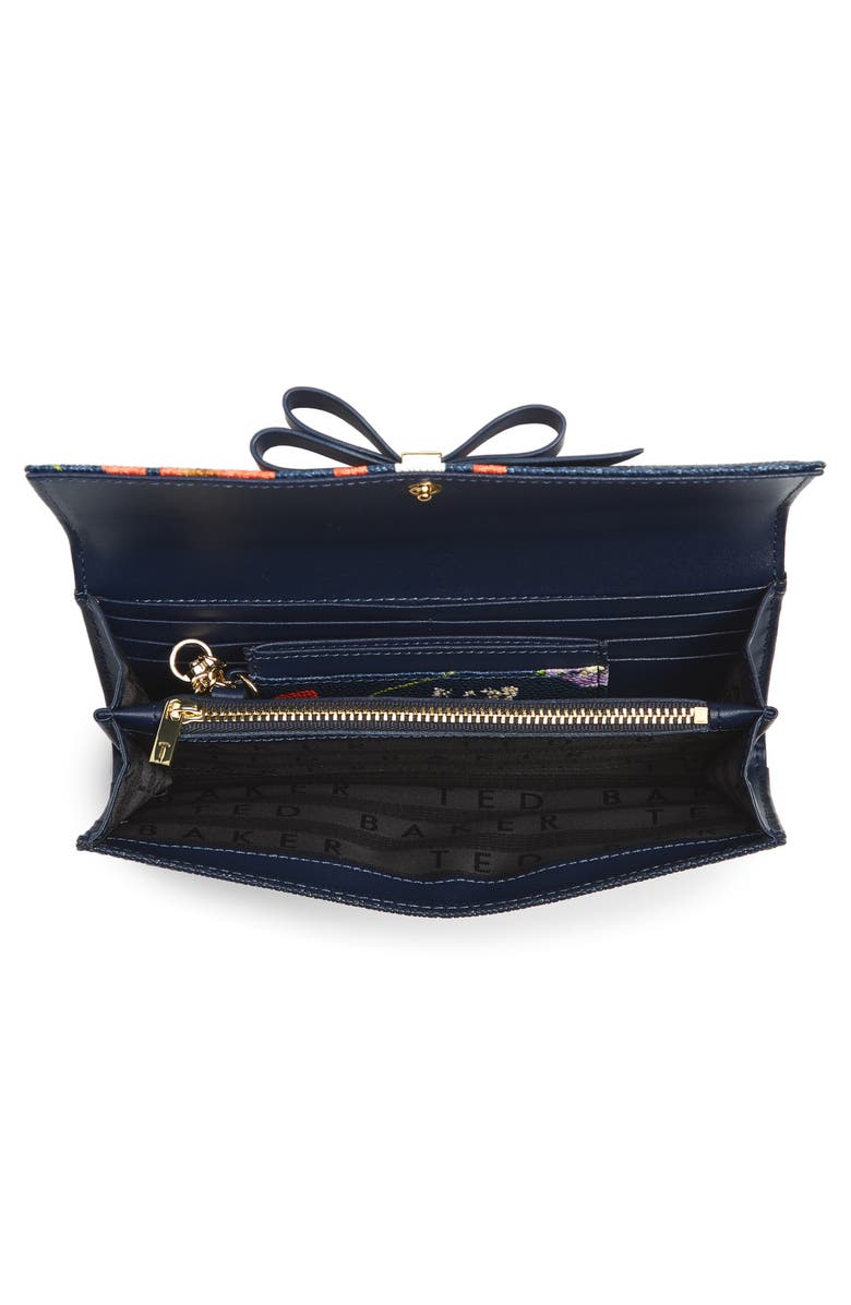 Ted Baker London Jeano Hedgerow Leather Matinee Wallet | Nordstrom