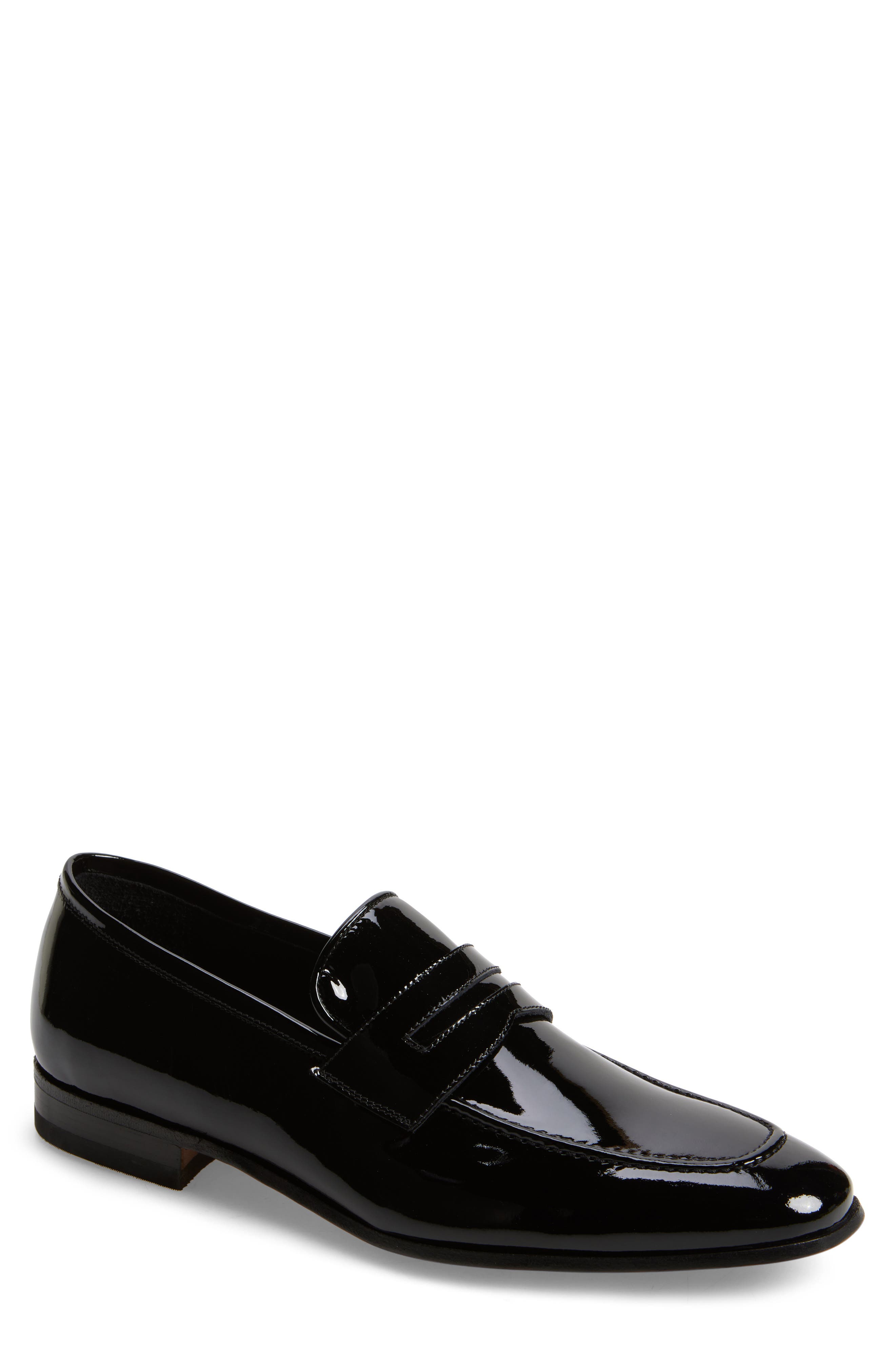 Paul Stuart Garrett Patent Leather Penny Loafer (Men) | Nordstromrack