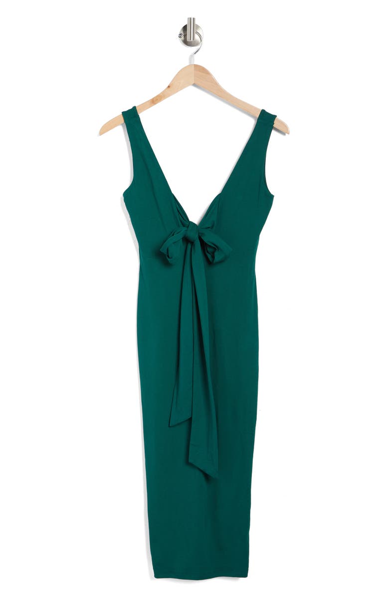 ASOS DESIGN Tied Plunge Neck Dress | Nordstromrack