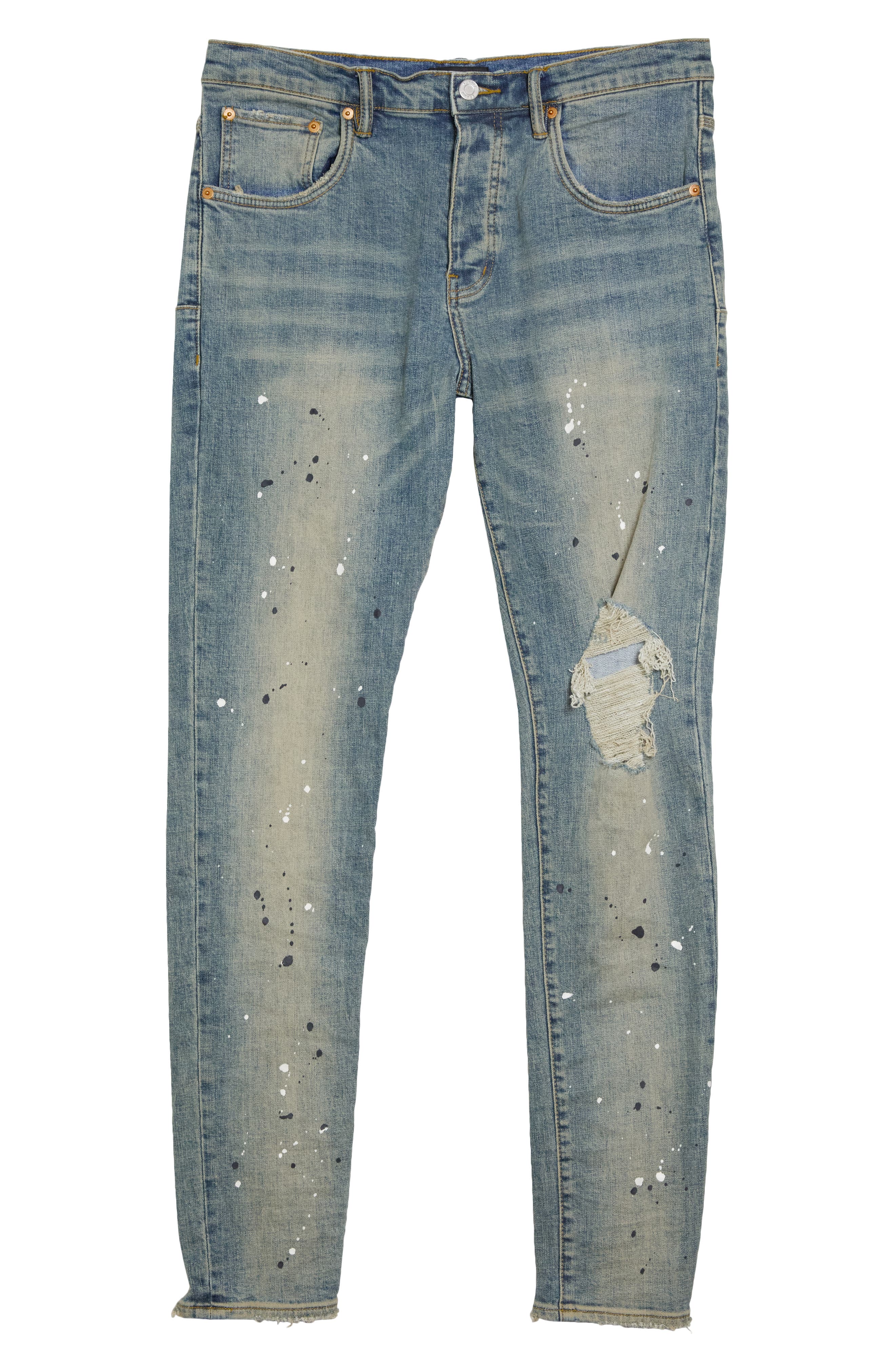 PURPLE BRAND Slim Stretch Ripped Jeans | Nordstromrack