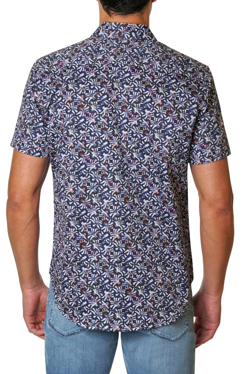 Robert Graham Conley Short Sleeve Woven Button-Up Shirt | Nordstromrack
