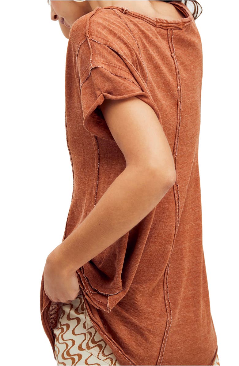 Free People Sammie V-Neck Short Sleeve T-Shirt | Nordstromrack