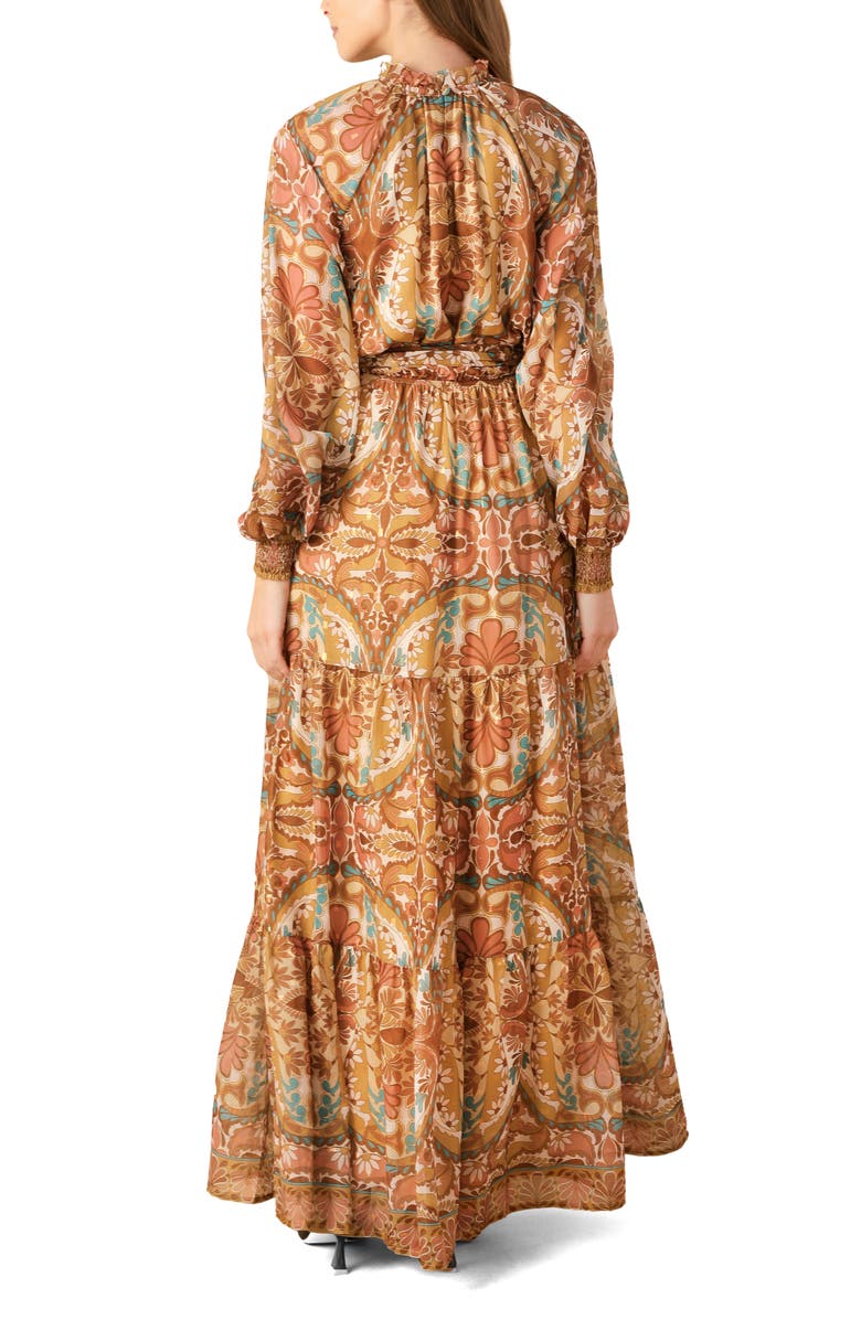 FLYING TOMATO Mock Neck Long Sleeve Maxi Dress | Nordstromrack