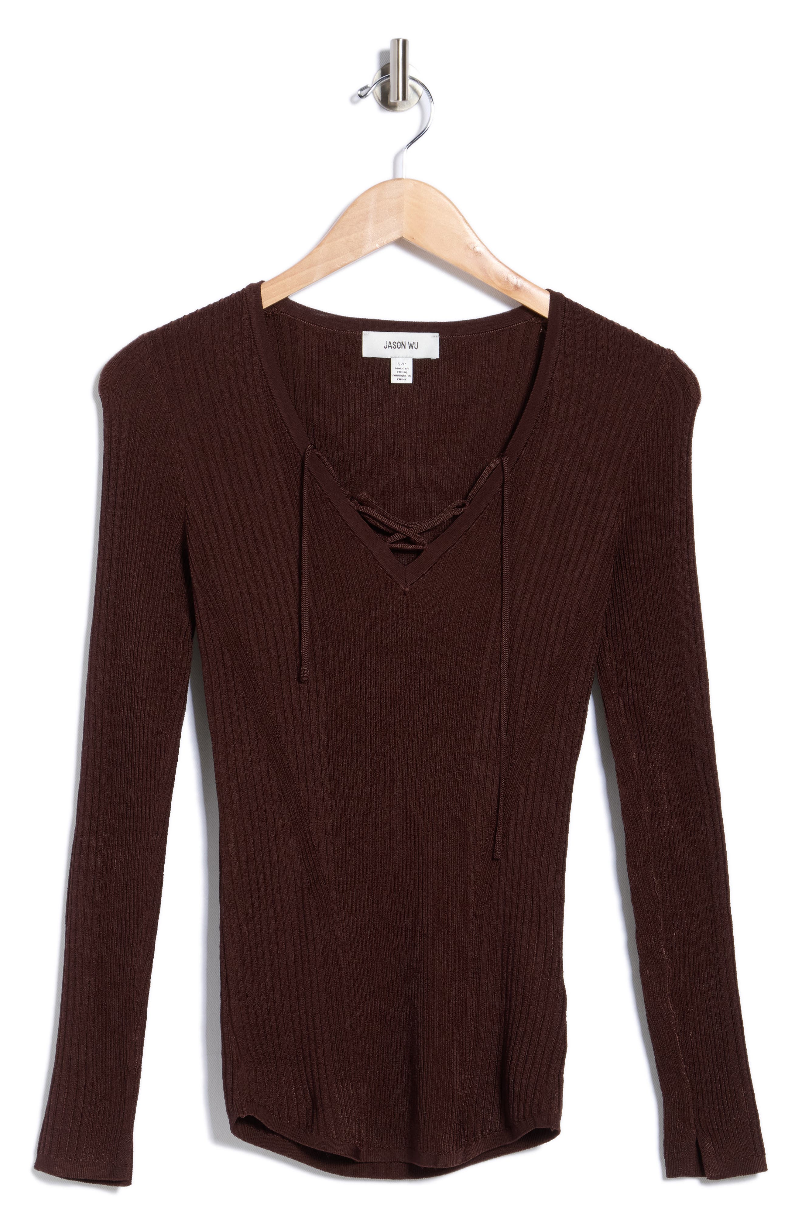 JASON WU Crisscross Tie Sweater | Nordstromrack
