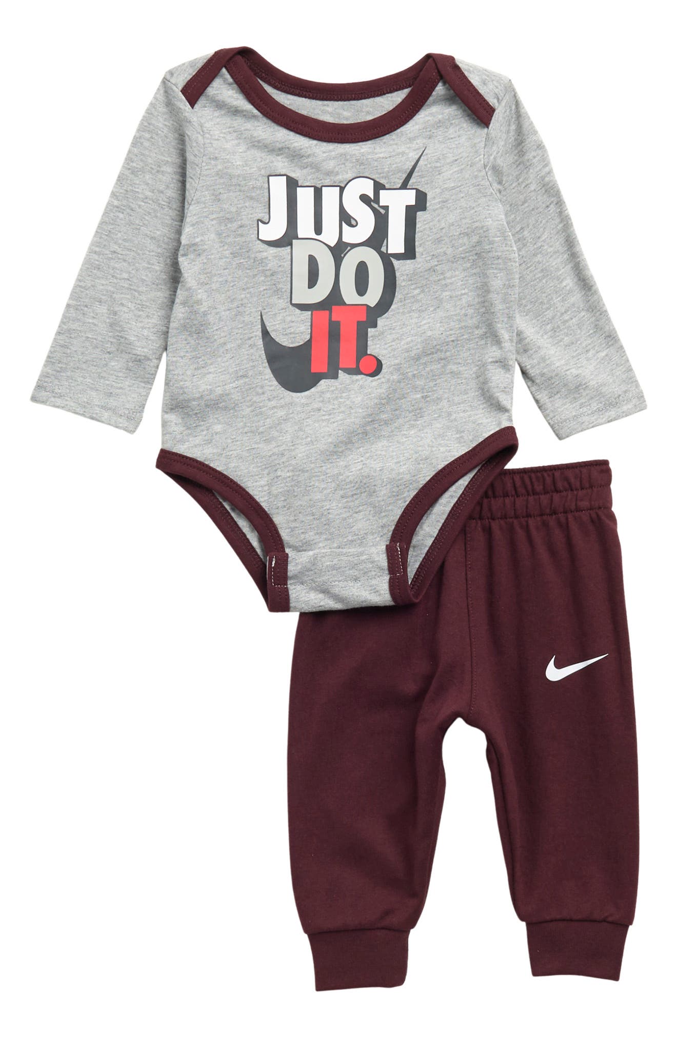 Nike Just Do It Bodysuit & Joggers 2-Piece Set | Nordstromrack