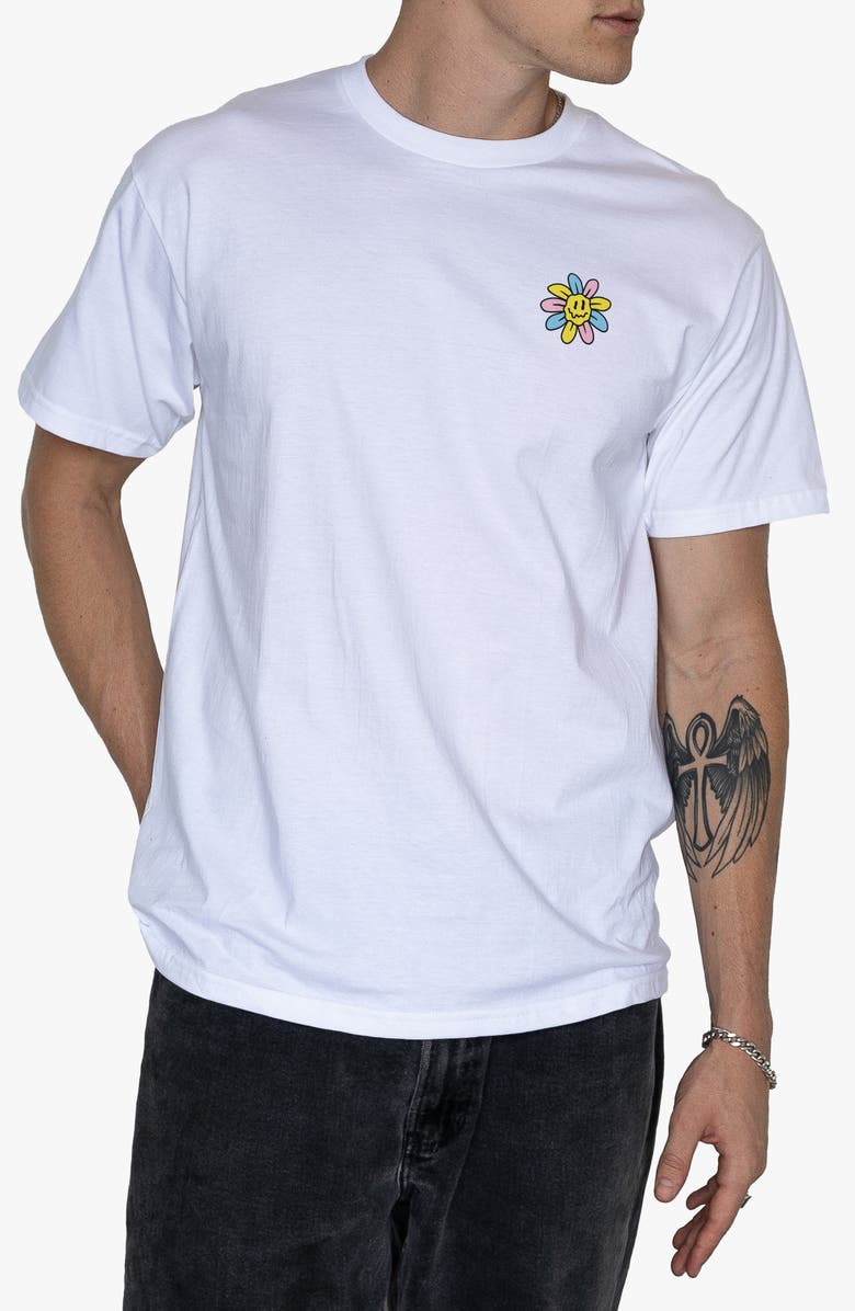 RIOT SOCIETY Melting Flower Graphic Print T-Shirt | Nordstromrack