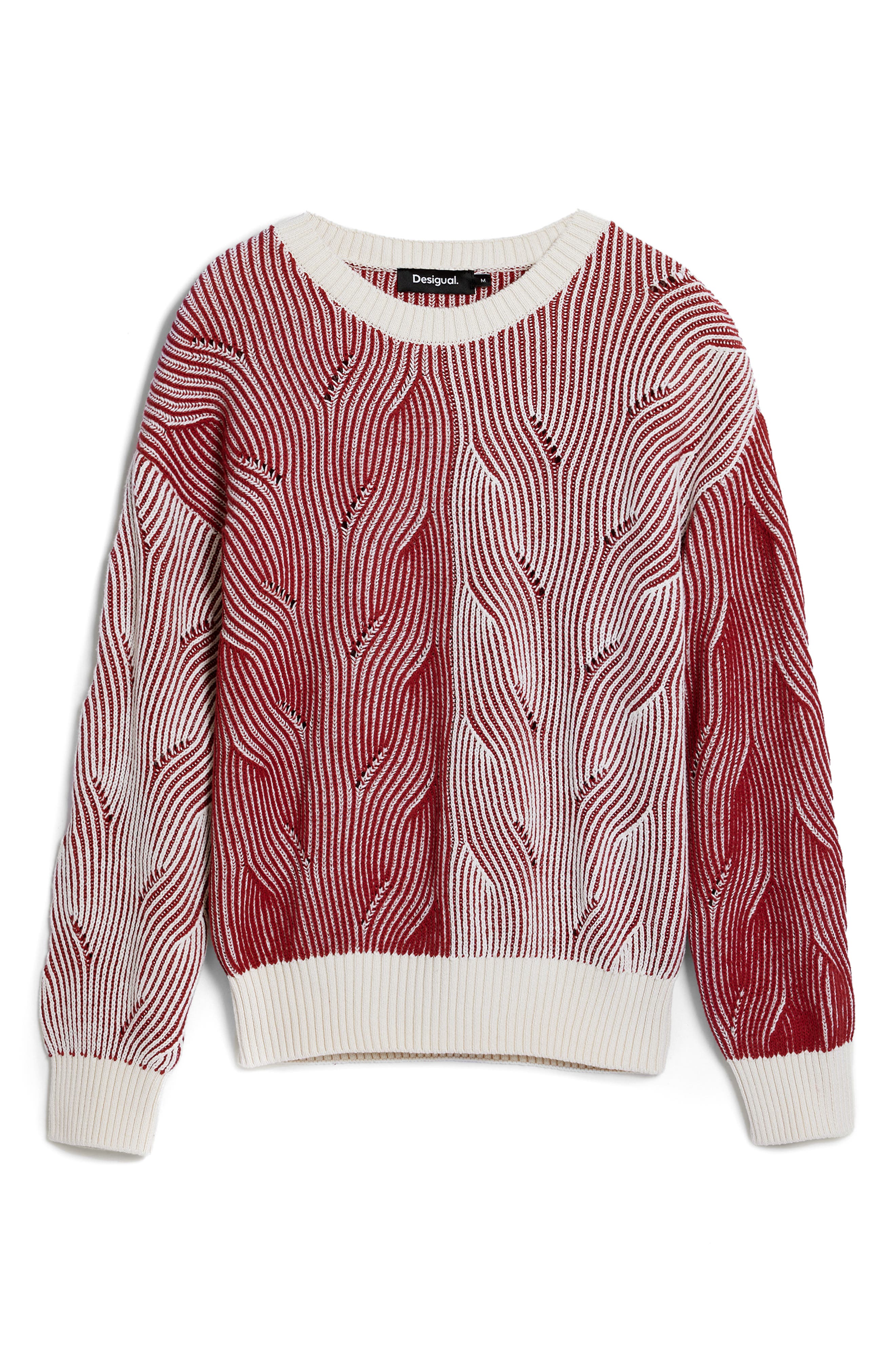 Desigual Colorblock Stripe Sweater | Nordstrom