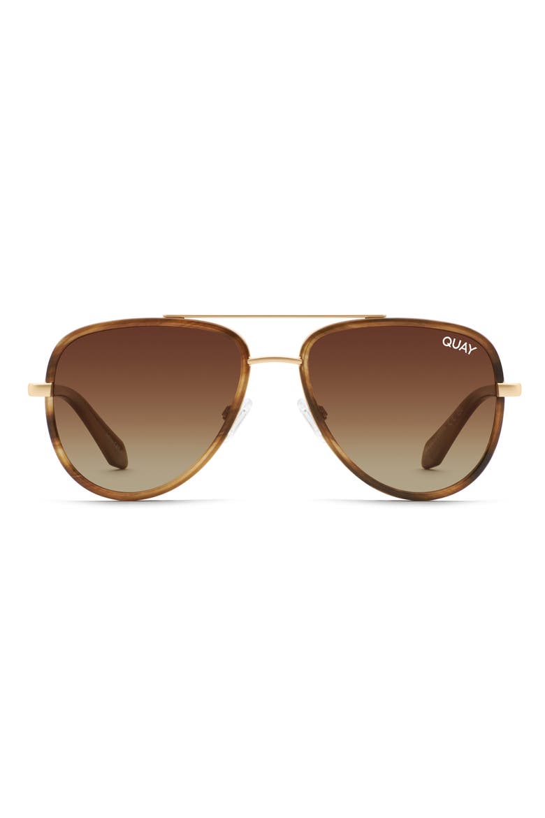 All In 49mm Mini Aviator Polarized Gradient Sunglasses | Nordstromrack