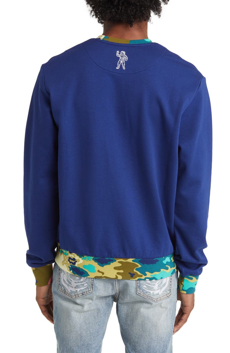 Billionaire Boys Club Formation Embroidered Camo Crewneck Sweatshirt ...