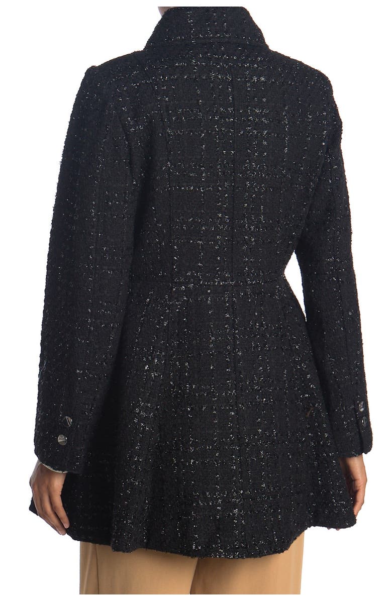 Laundry by Shelli Segal Sparkle Fit & Flare Shirt Jacket | Nordstromrack