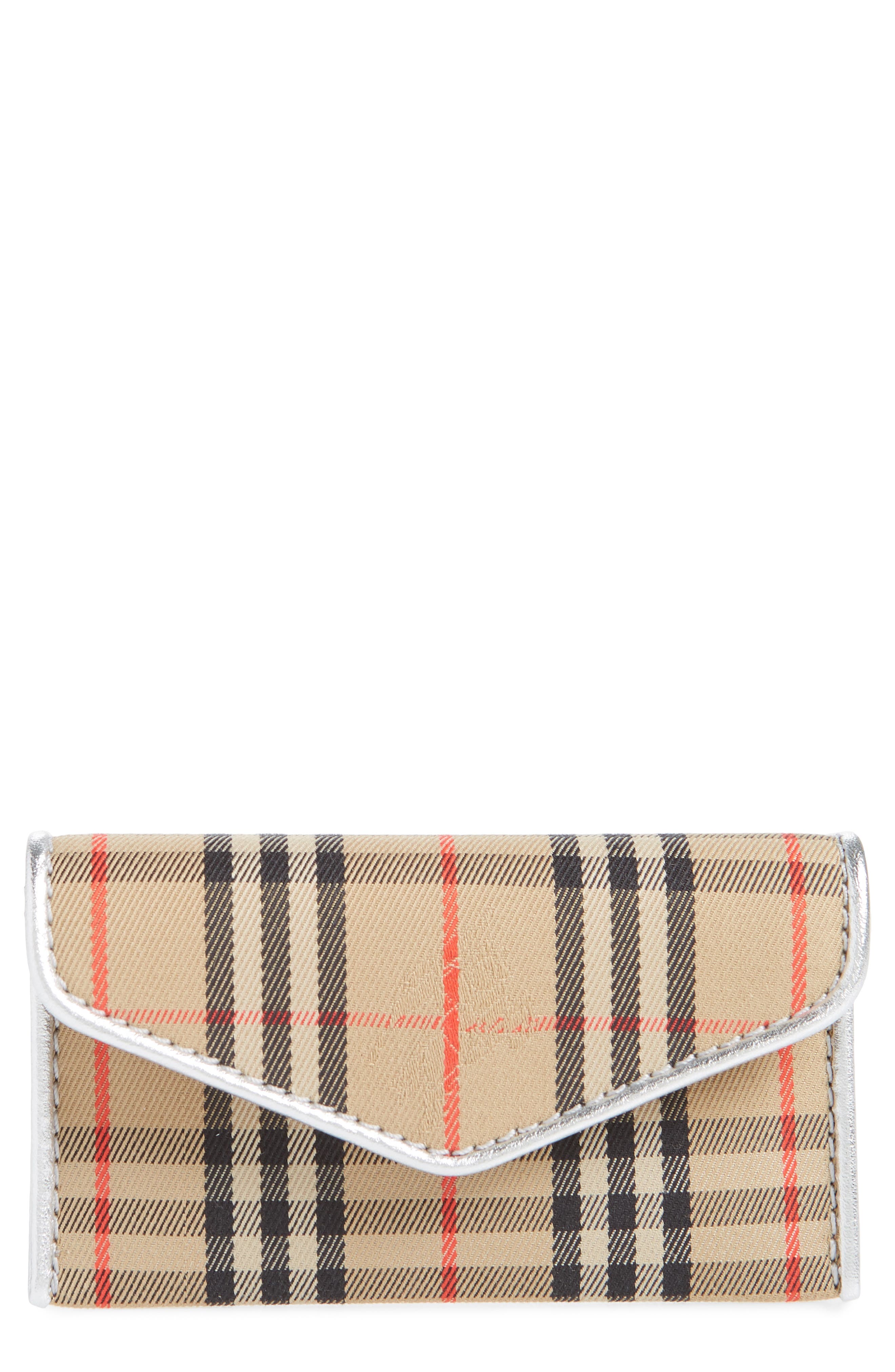Burberry Small 1983 Check Envelope Card Case | Nordstrom