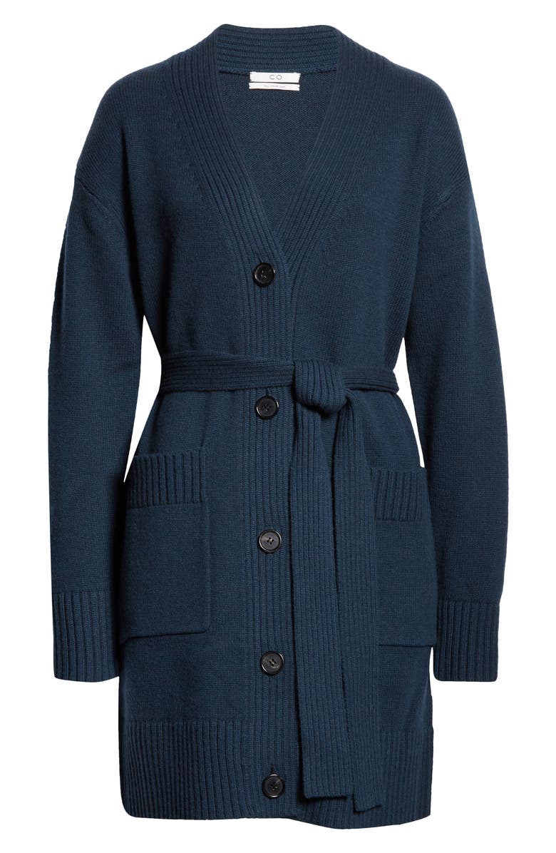 CO Wool & Cashmere Tie Waist Cardigan | Nordstrom