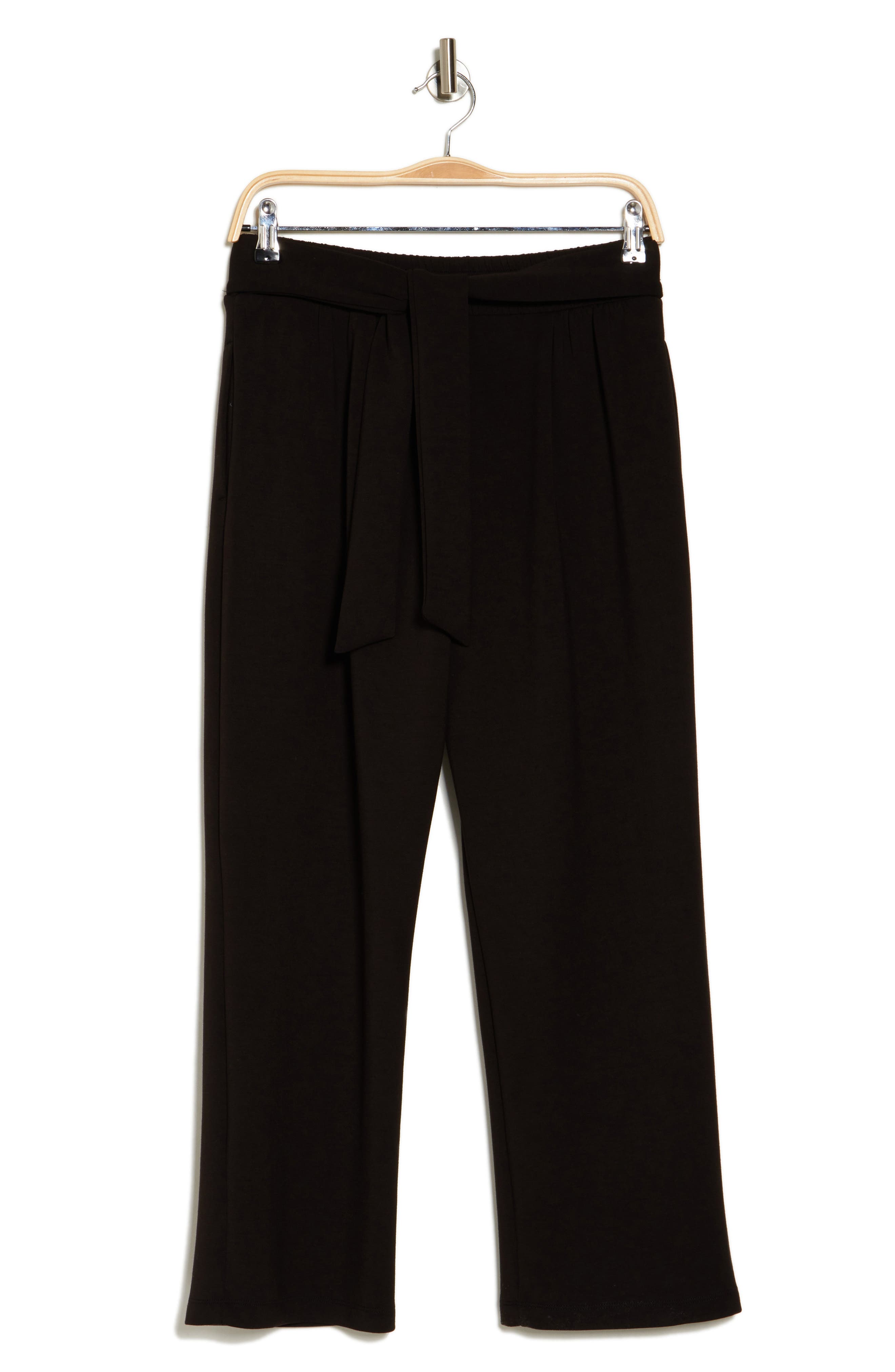 T Tahari Scuba Knit Wide Leg Crop Pants | Nordstromrack