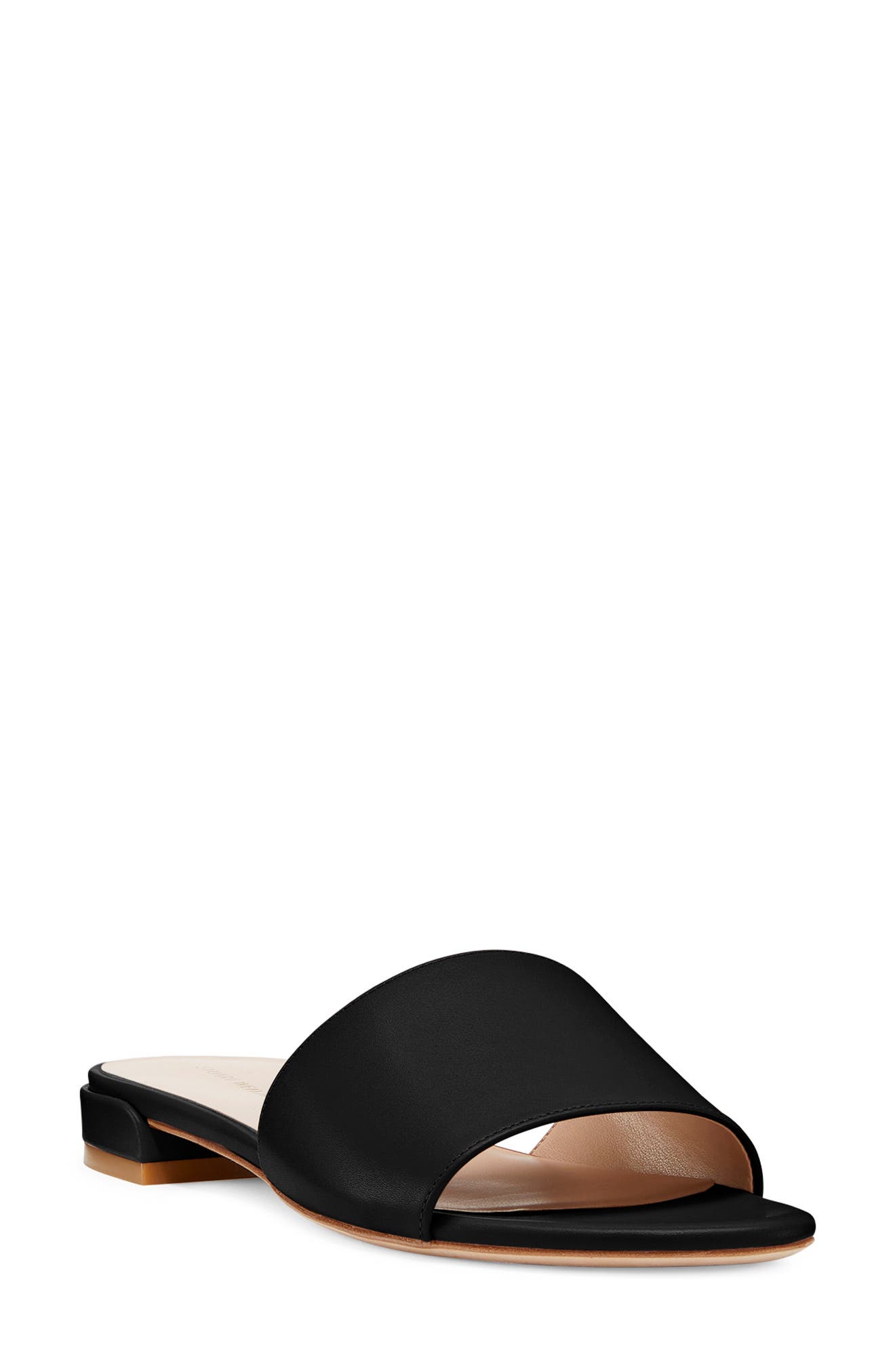 Stuart Weitzman Catherine Leather Slide Sandal (Women) | Nordstromrack