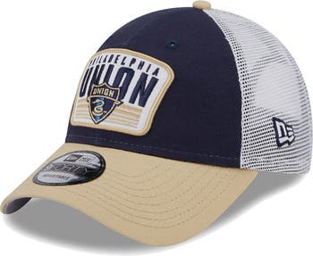 New Era Men's New Era Navy/Gold Philadelphia Union Patch 9FORTY Trucker ...