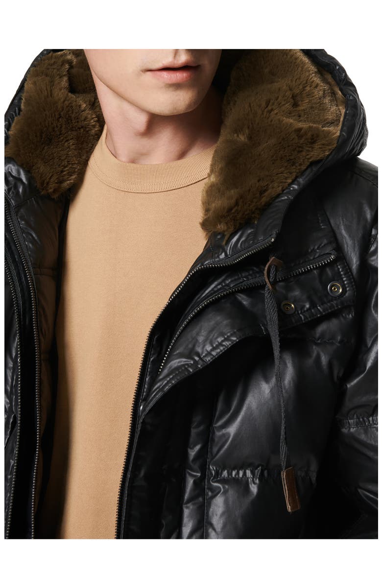 Kincaid Quilted Down Coat with Faux Fur Trim (Men) | Nordstromrack