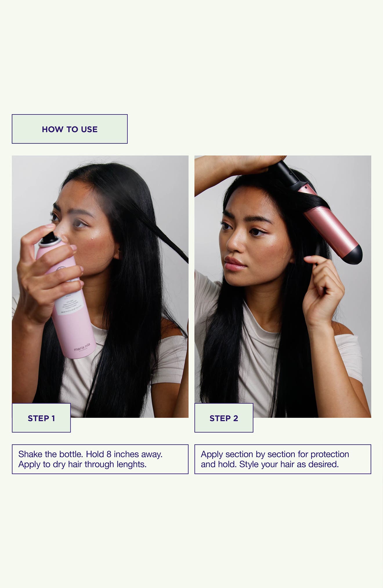 Maria Nila Shaping Heat Spray Dry Heat Protection Spray | Nordstrom