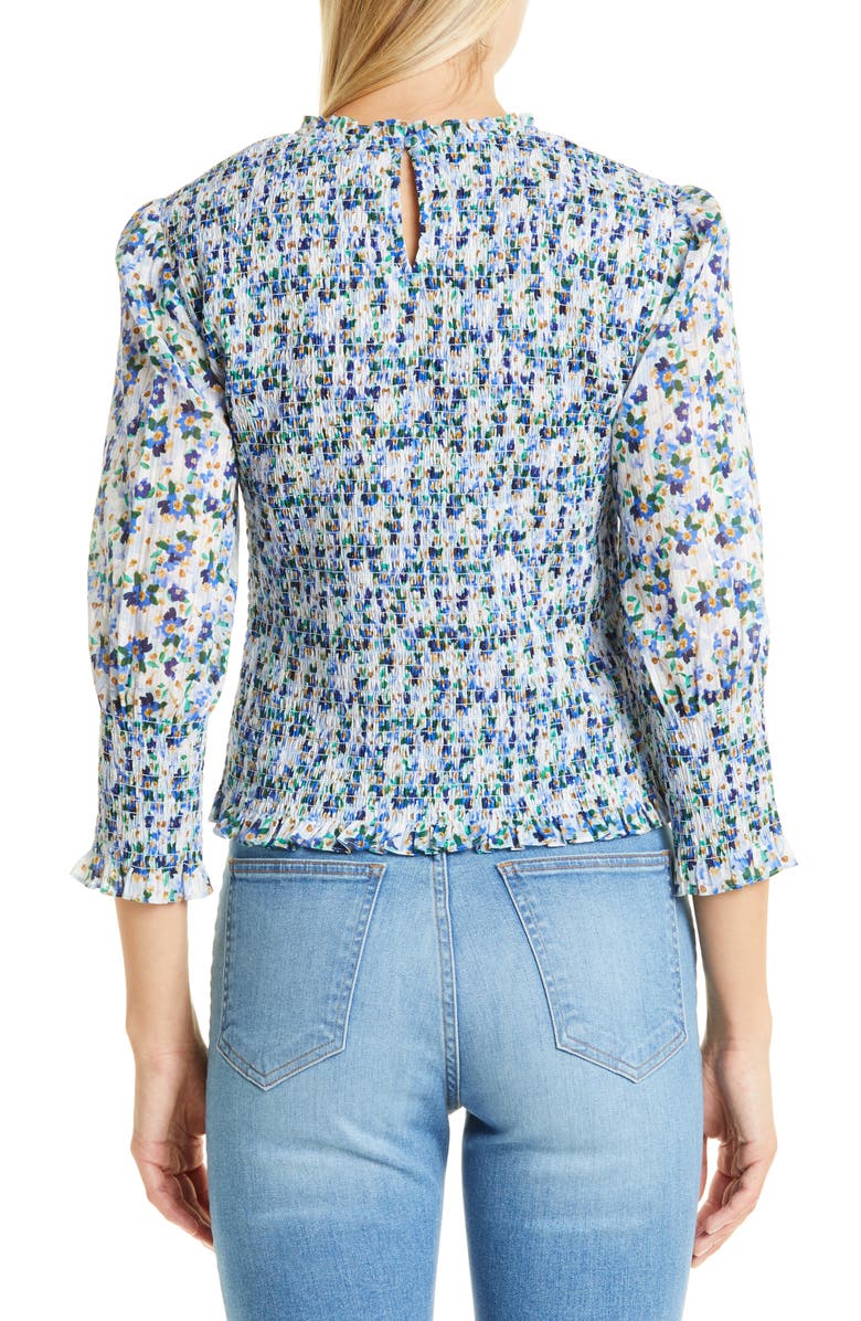 Veronica Beard Kali Smocked Top | Nordstromrack