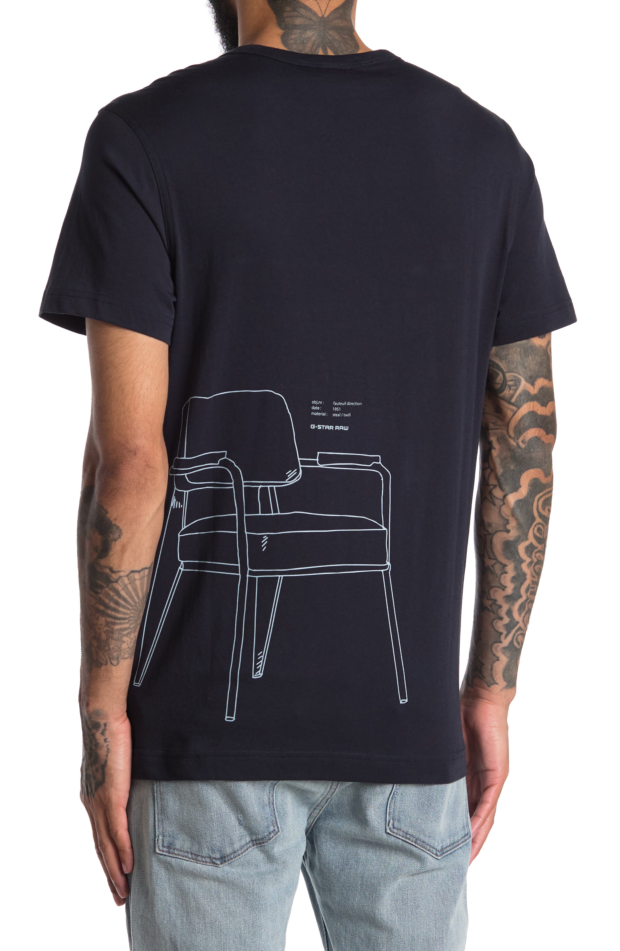G-Star RAW Circle Object Graphic Crew Neck T-Shirt | Nordstromrack