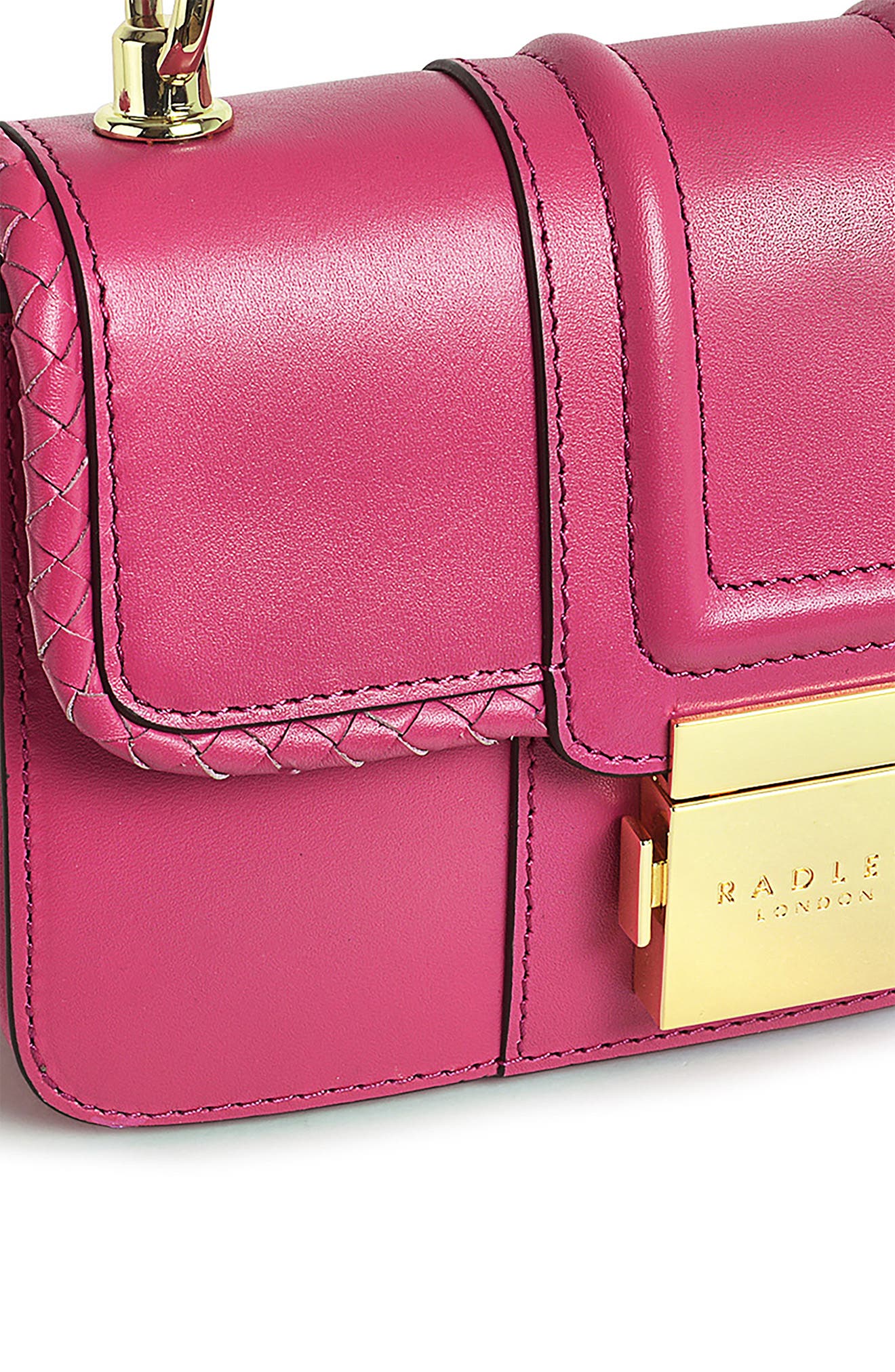 Radley Hanley Close Weave Mini Flap Leather Crossbody Bag | Nordstromrack
