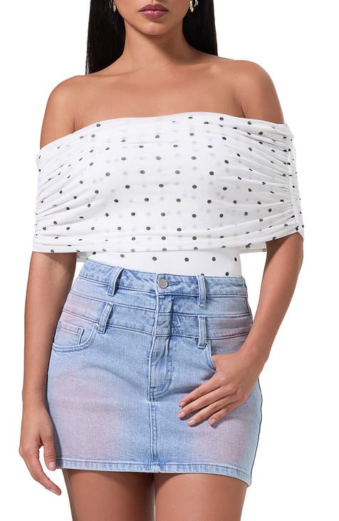 Women's White Off the Shoulder Tops | Nordstrom