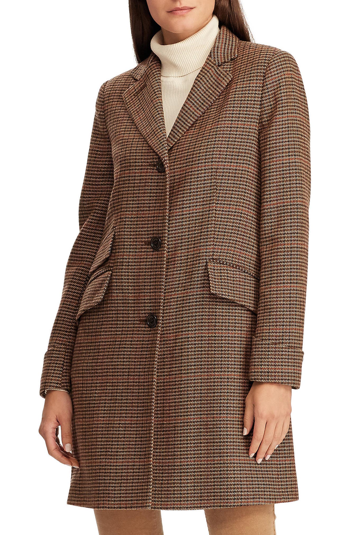 Lauren Ralph Lauren Wool Reefer Coat | Nordstromrack