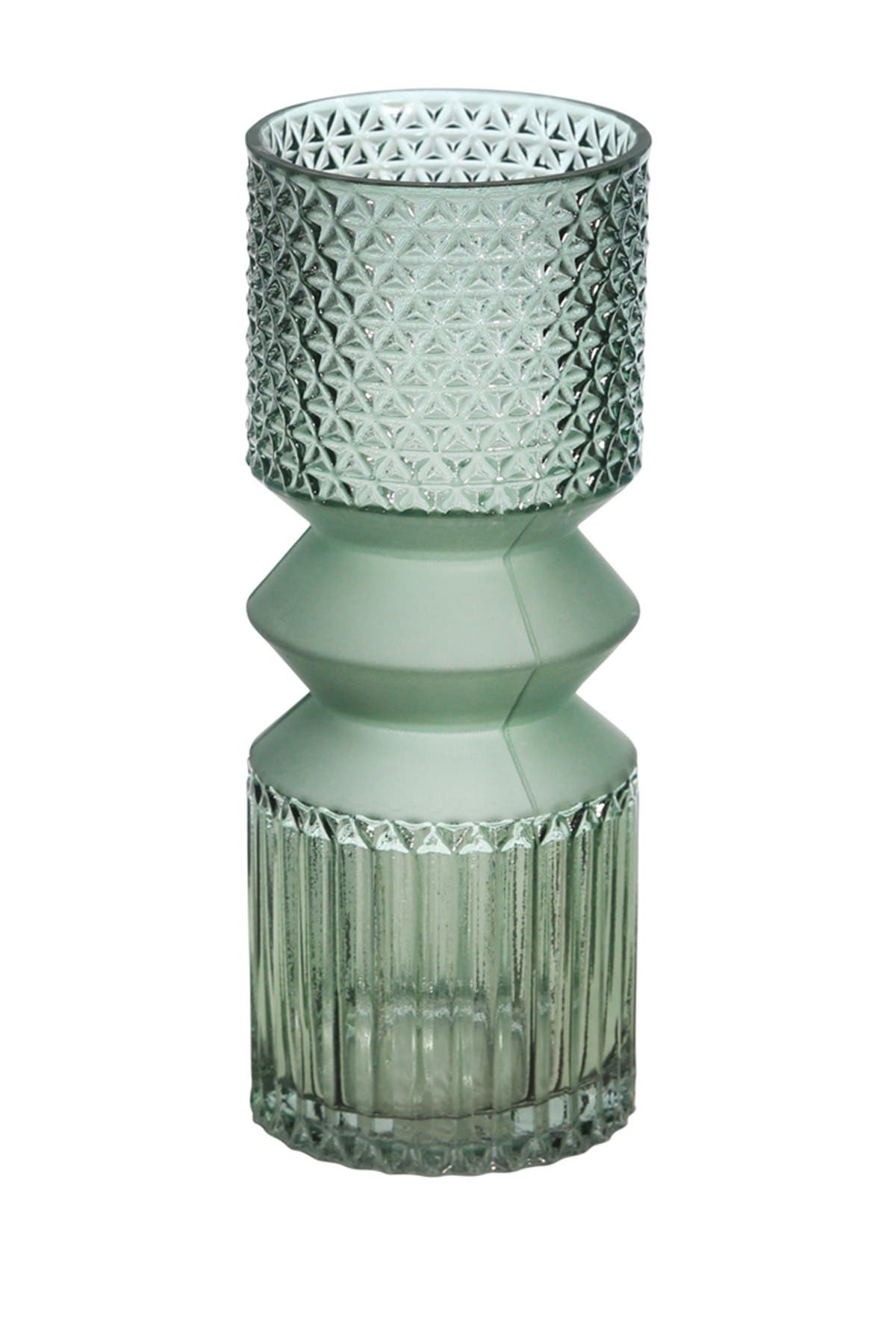 SAGEBROOK HOME Glass 10" Mallet Vase - Green | Nordstromrack