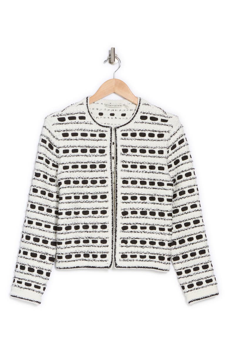 Alice + Olivia Marjorie Tweed Cardigan | Nordstromrack