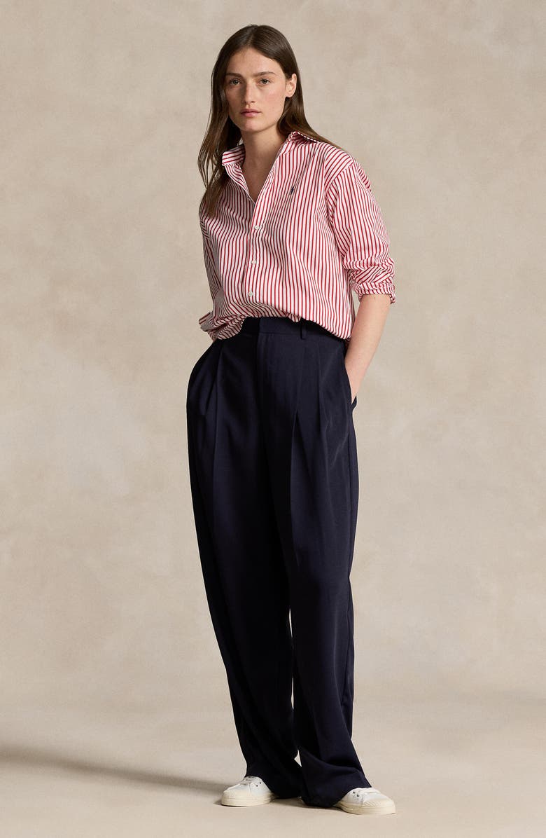 Polo Ralph Lauren Ramsey Stripe Cotton Poplin Button-Up Shirt ...