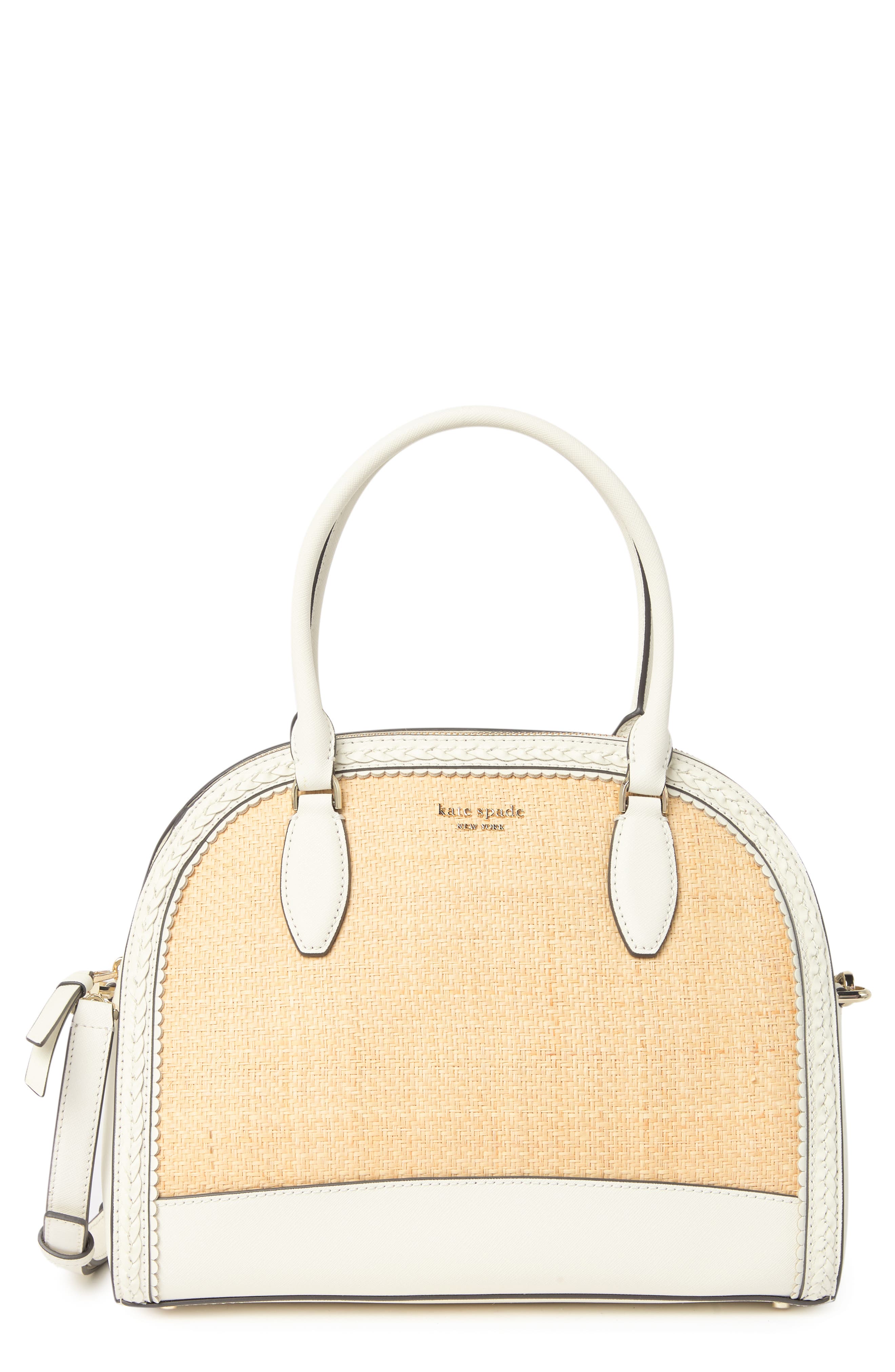 large straw dome crossbody satchel bag (Women) | Nordstromrack
