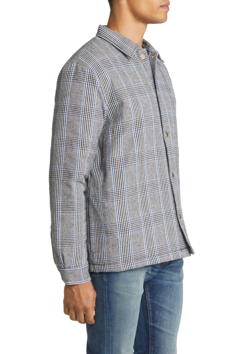 ORIGINAL MADRAS TRADING COMPANY Madras Plaid Quilted Lining Overshirt ...