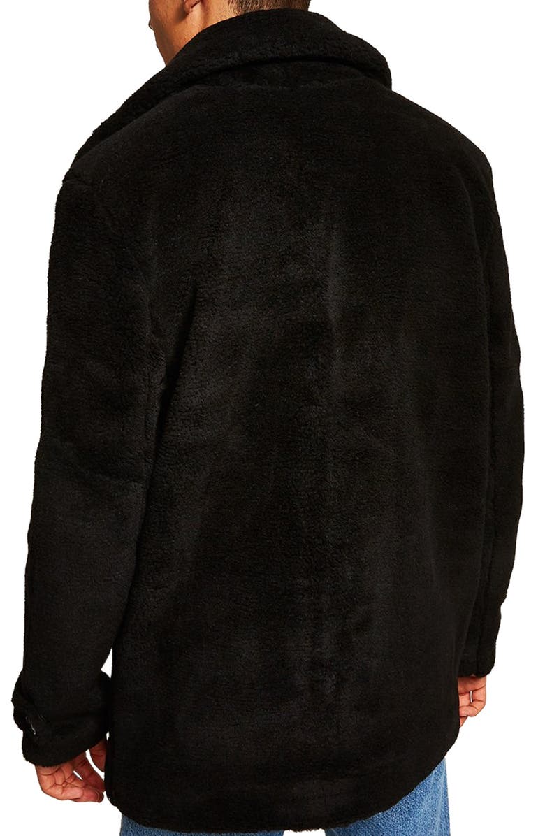 Topman Faux Fur Coat | Nordstrom