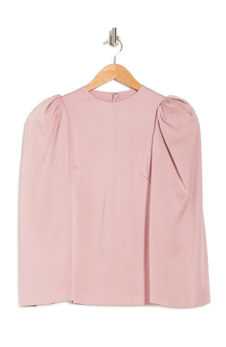 Valentino High Neck Long Puff Sleeve Top | Nordstromrack
