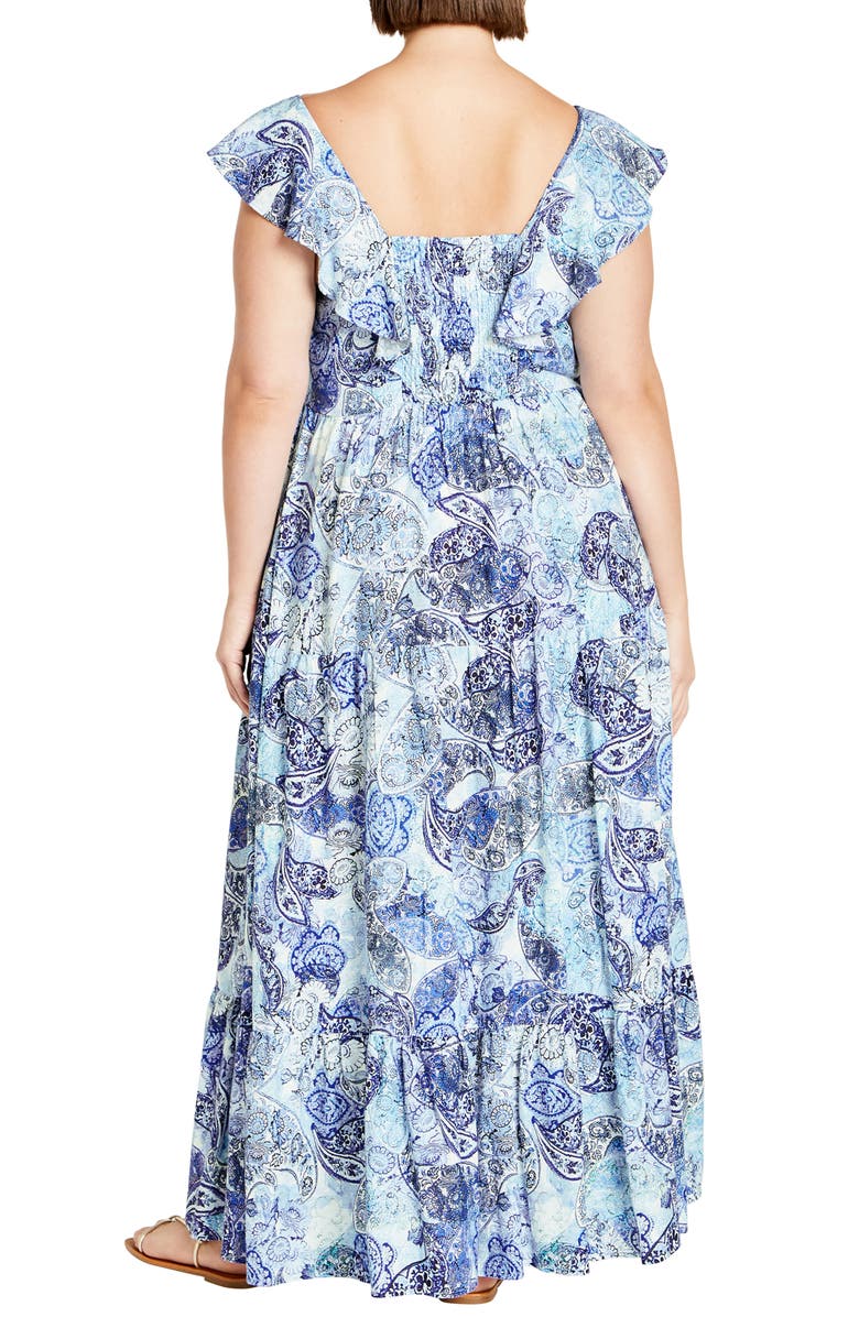 City Chic Blushing Beauty Midi Dress | Nordstromrack