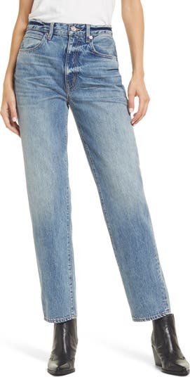 SLVRLAKE Dylan High Waist Straight Leg Jeans | Nordstromrack