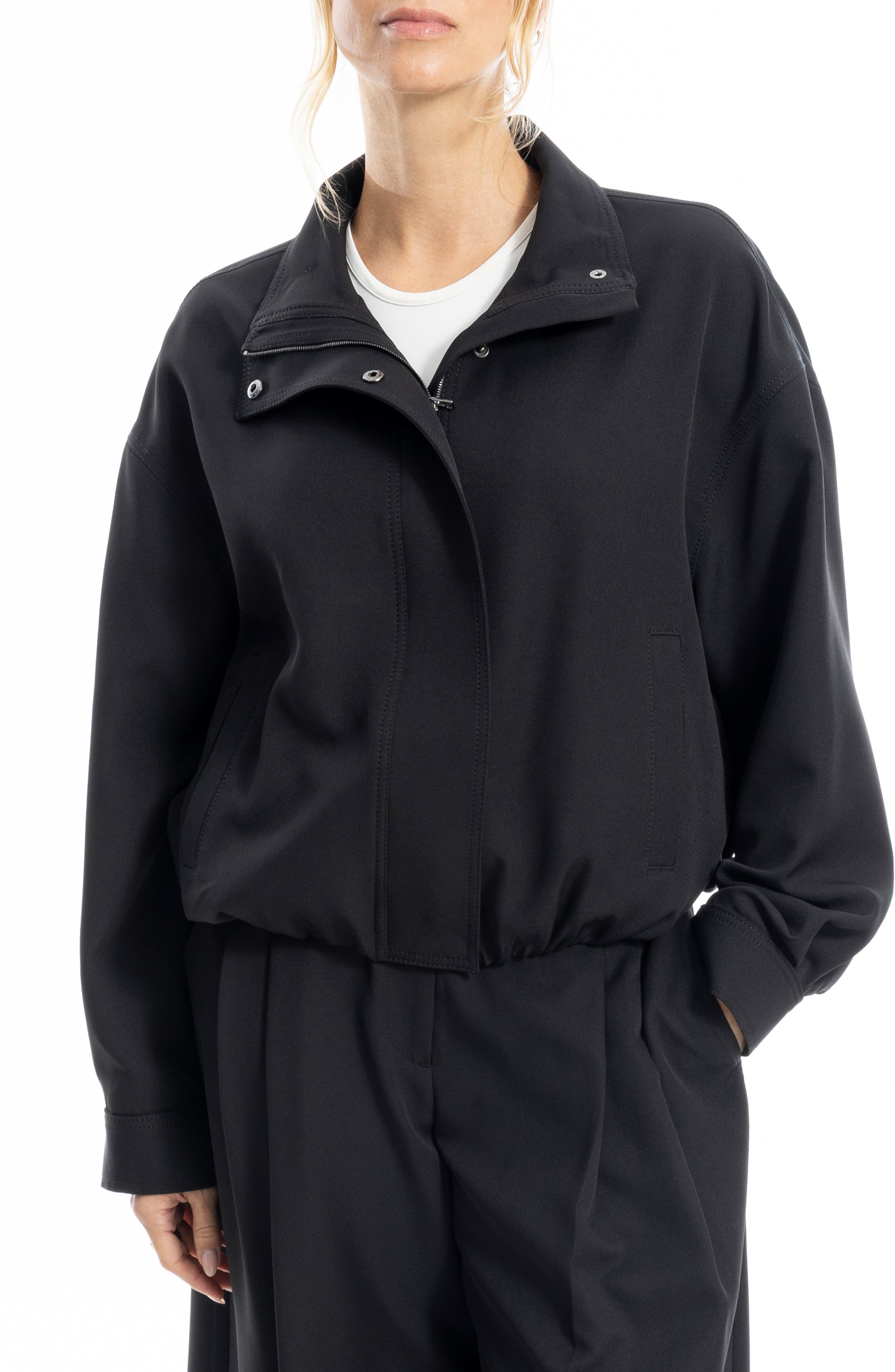 MAX STUDIO Bubble Hem Jacket | Nordstromrack