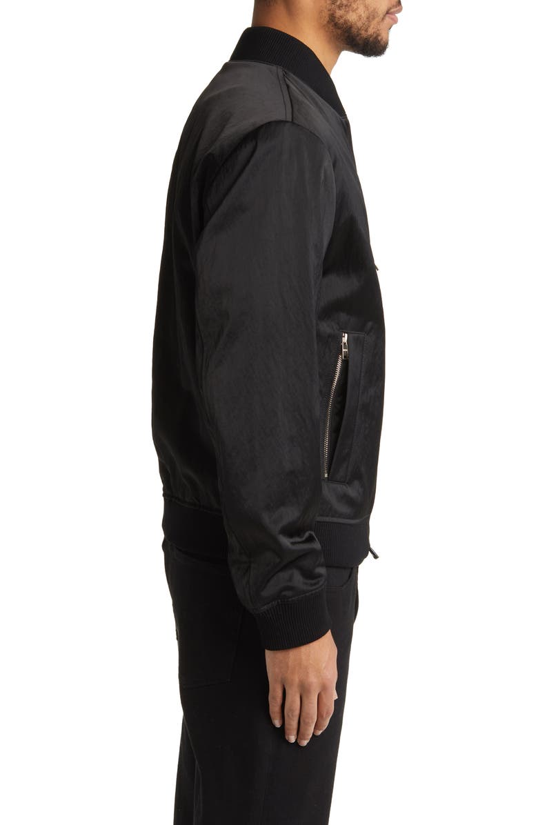 BOSS Hanry Satin Bomber Jacket | Nordstromrack