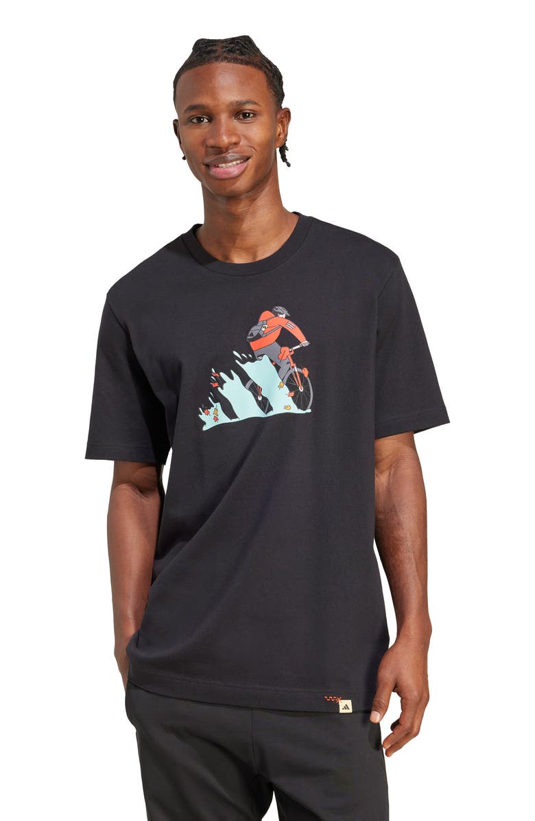 adidas Doodle Hunt Bike Cotton Graphic T-Shirt | Nordstromrack