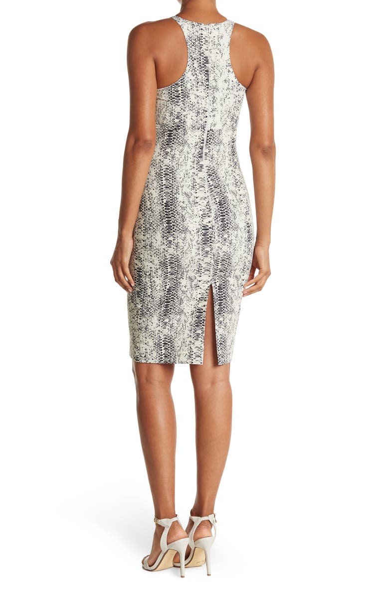 LIKELY Simons Snake Print Sleeveless Bodycon Dress | Nordstromrack