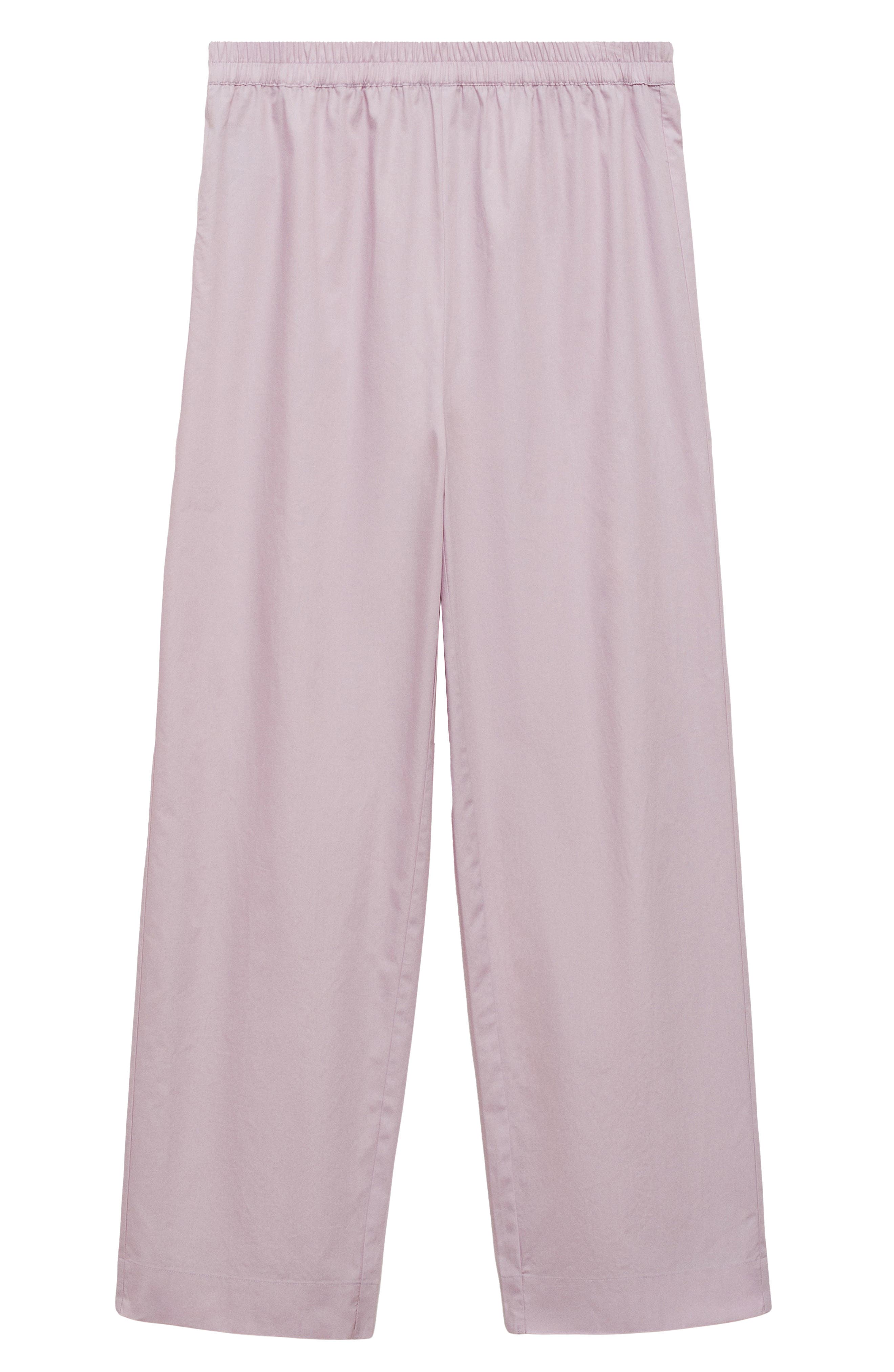 MANGO Garment Washed Cotton Pants | Nordstrom