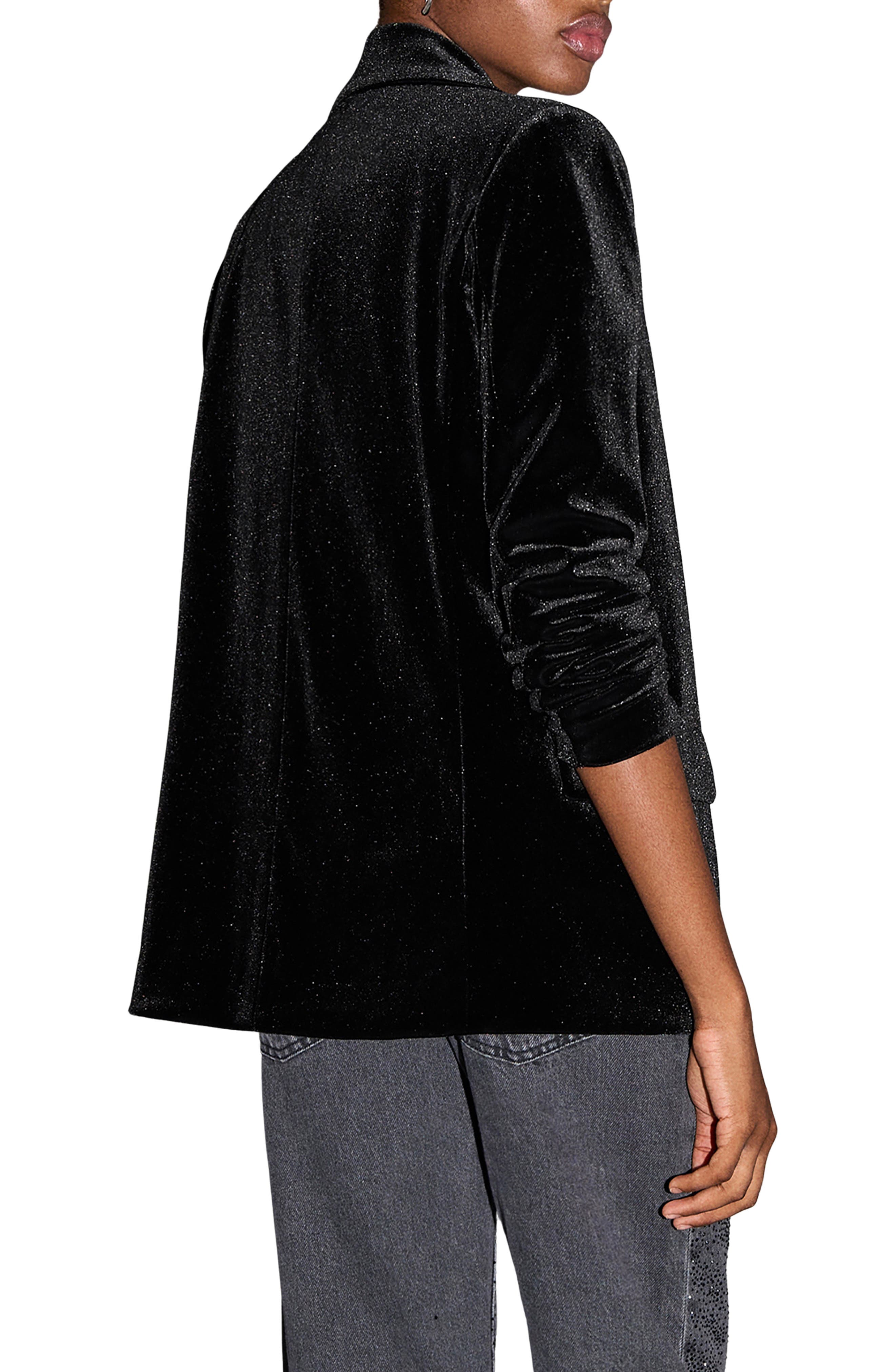 MANGO TEEN Velvet Blazer | Nordstrom