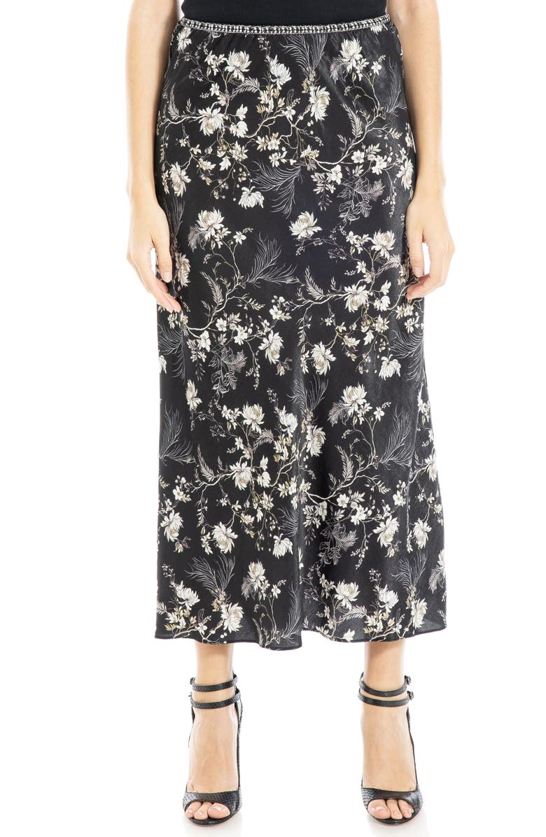 MAX STUDIO Satin Midi Skirt | Nordstromrack