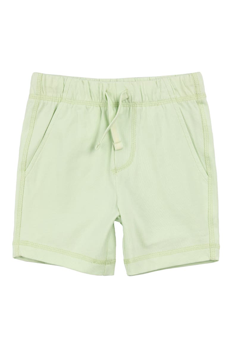 MILES THE LABEL Kids' Organic Cotton Jersey Drawstring Waist Shorts ...