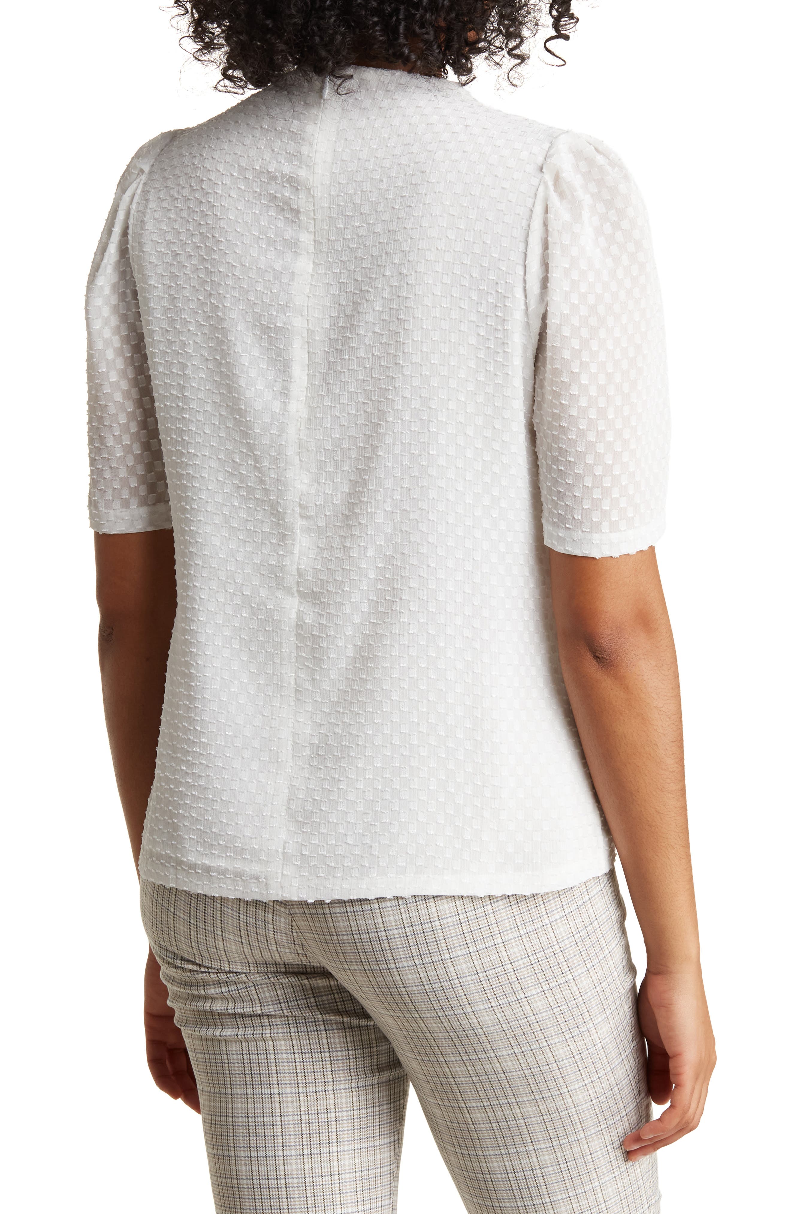 Calvin Klein Clip Dot Elbow Sleeve Top | Nordstromrack